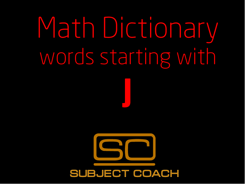 Jump Strategy Math Definitions Letter J Jump Strategy Math Definitions Letter J